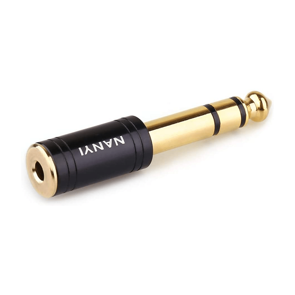 NANYI Headphone Adapter 6.35mm Jack Stereo Socket to 3.5mm - AX STORE