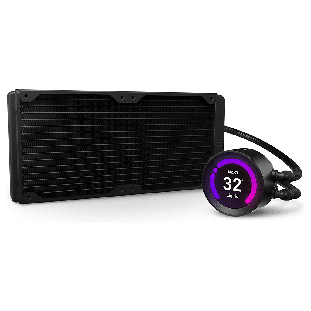 NZXT Kraken Z63 280mm AIO Liquid Cooler with Customizable LCD Display ...
