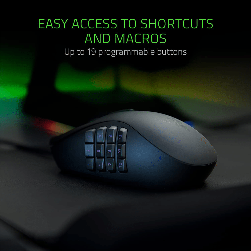 Razer Naga Trinity - Modular Wired Gaming Mouse - AX STORE