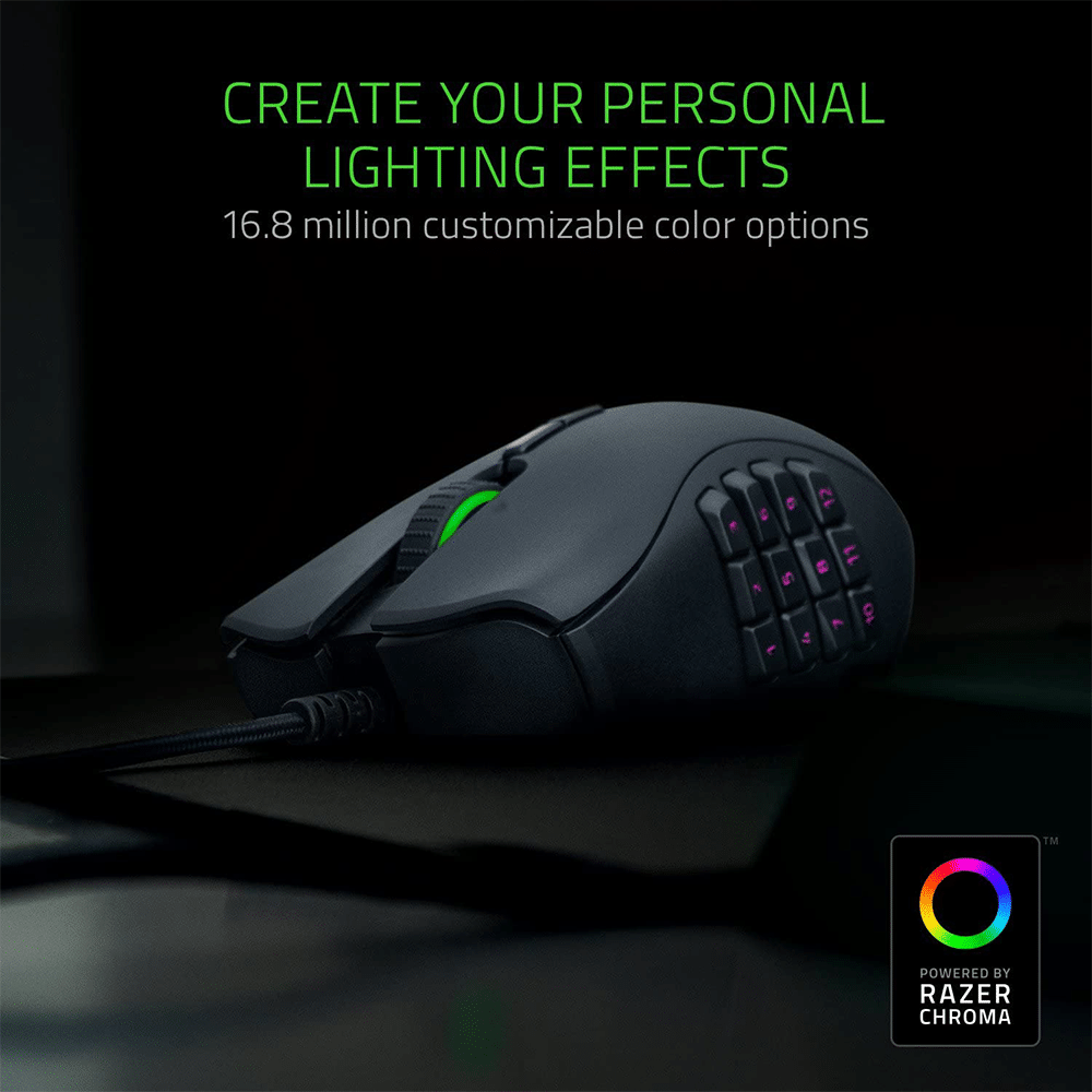 Razer Naga Trinity - Modular Wired Gaming Mouse - AX STORE