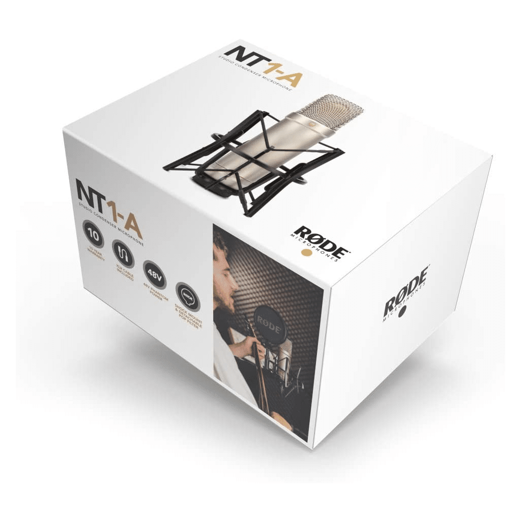 RODE NT1-A Cardioid Microphone (KIT W/ SMR shockmount) - AX STORE