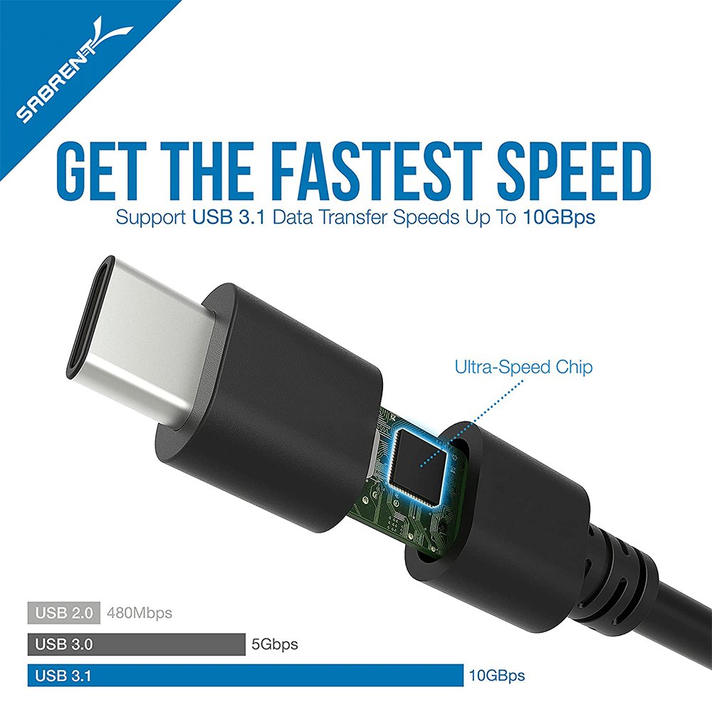 Sabrent USB Type-C External Stereo Sound Adapter - AX STORE