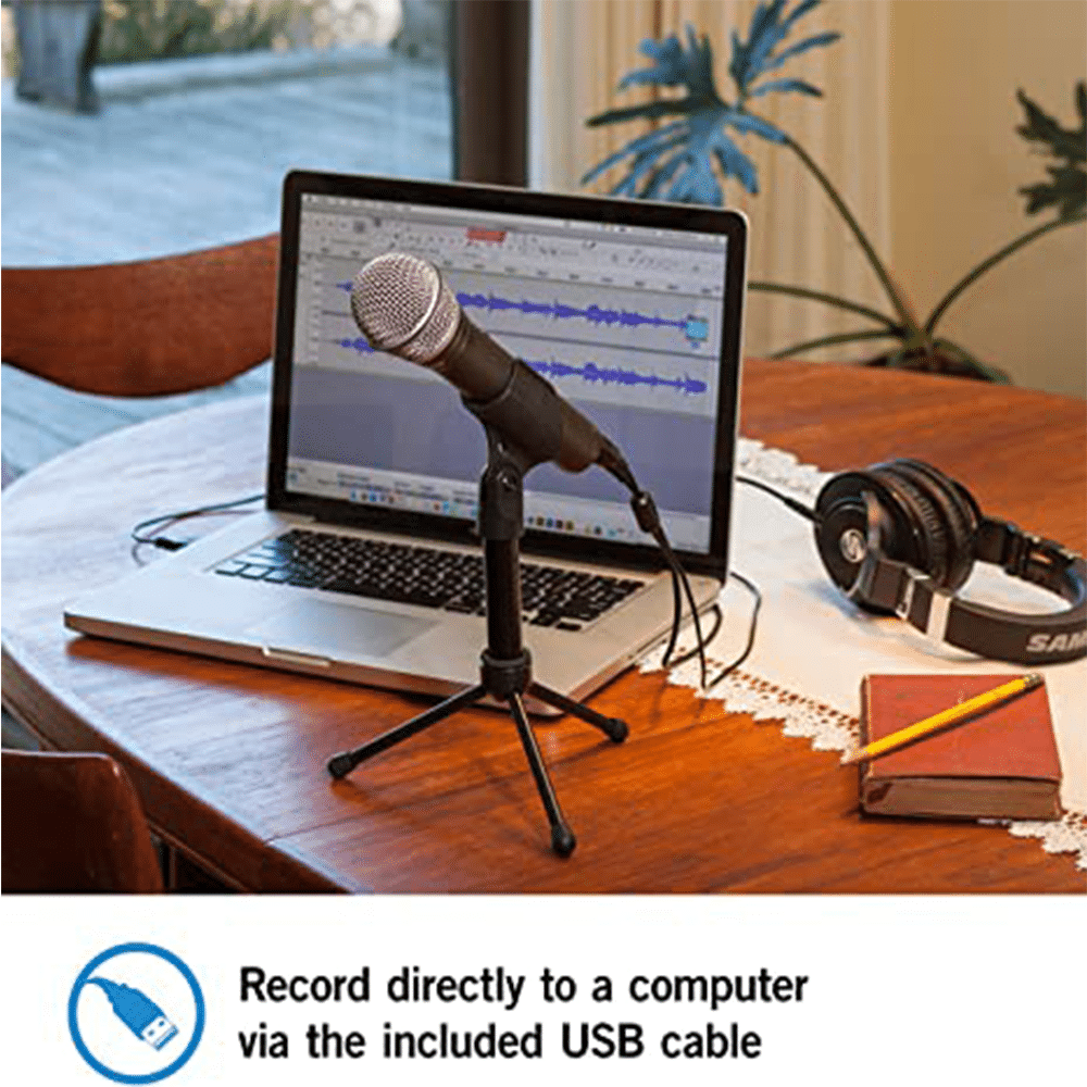 Samson Q2U USB/XLR Dynamic Microphone Podcasting Pack - AX STORE