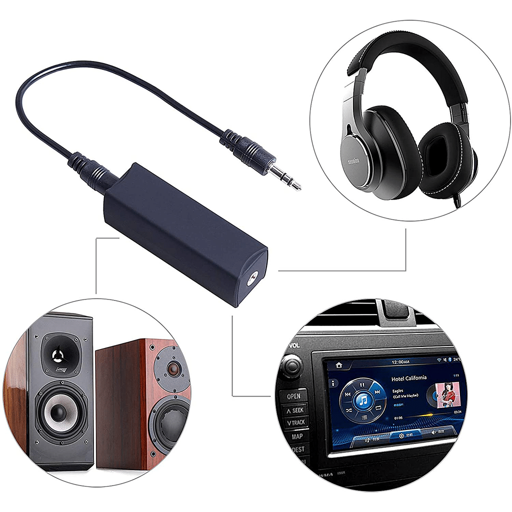 Seatecks Ground Loop Noise Isolator Filter With 3 5mm Jack Audio Cable Ax Store