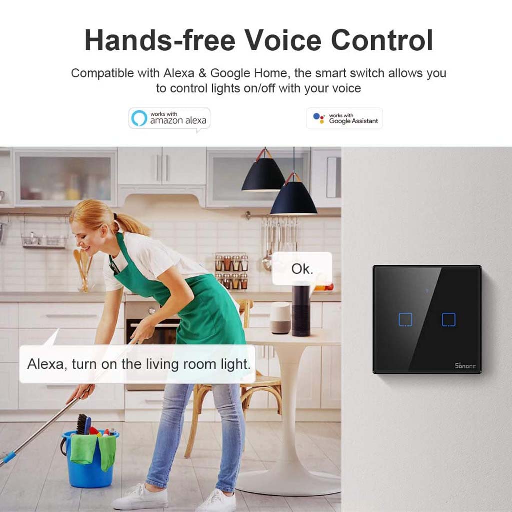 SONOFF Smart WiFi Touch Wall Light Switches - AX STORE