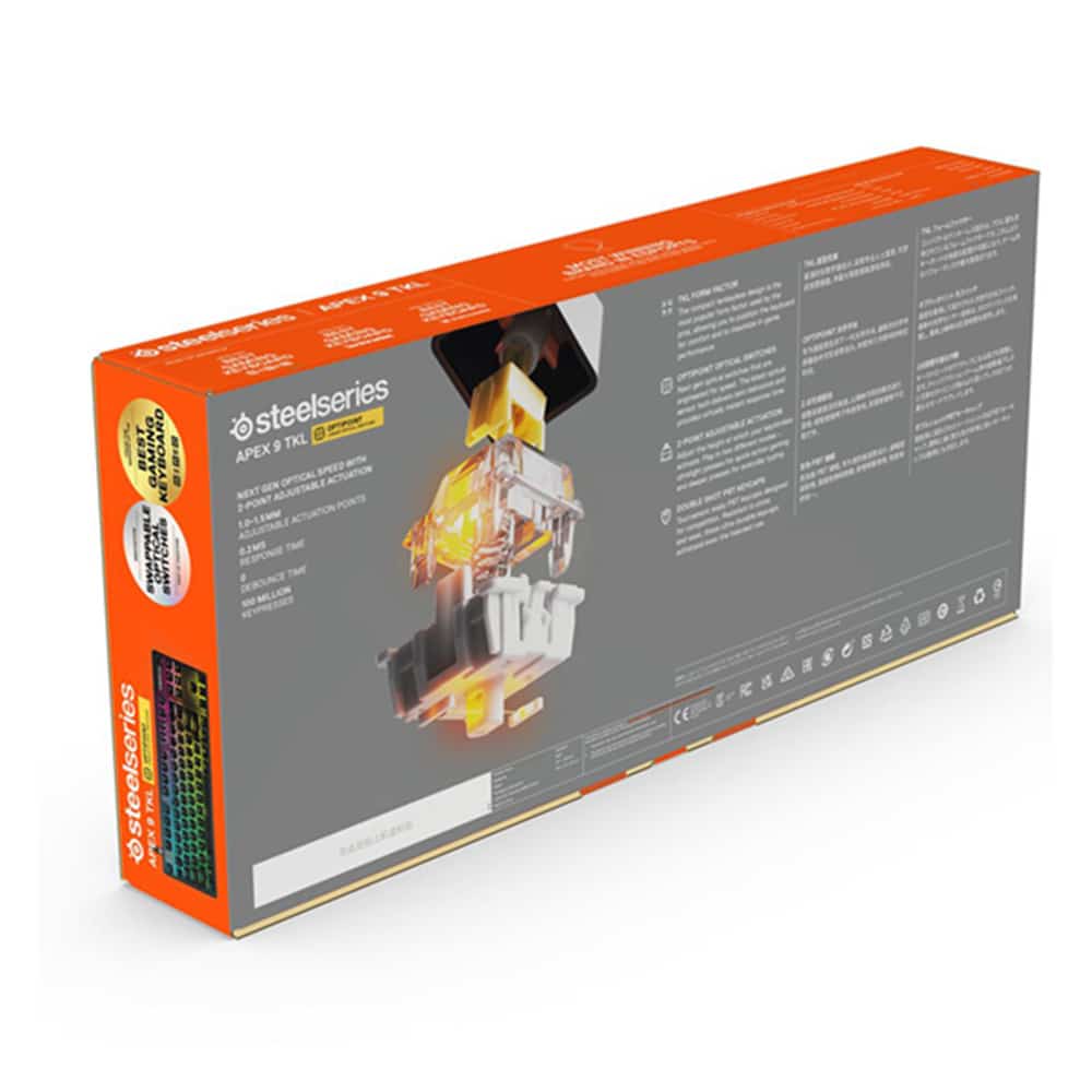 Steelseries Apex 9 TKL RGB Gaming Keyboard - US - AX STORE