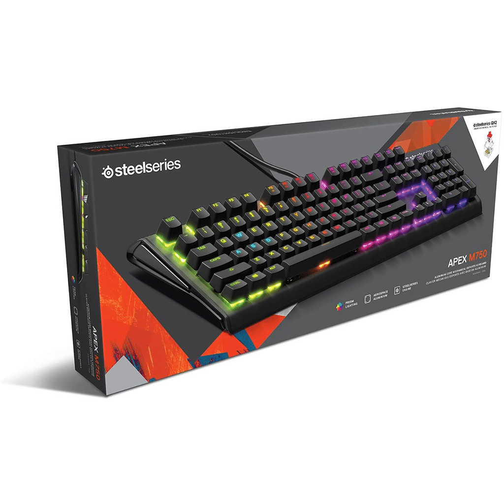 SteelSeries Apex M750 RGB Mechanical Gaming Keyboard - AX STORE