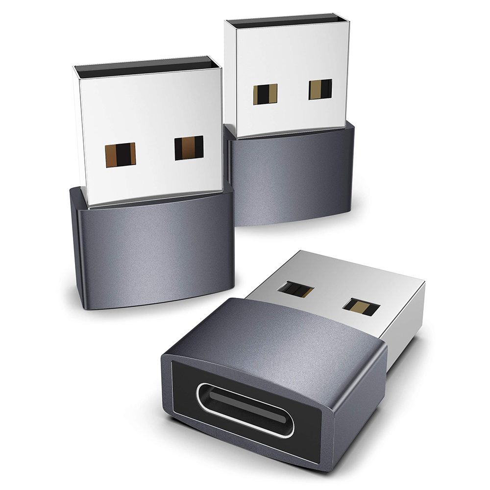 Syntech USB C Female to USB Male Adapter - 3 Pack - AX STORE
