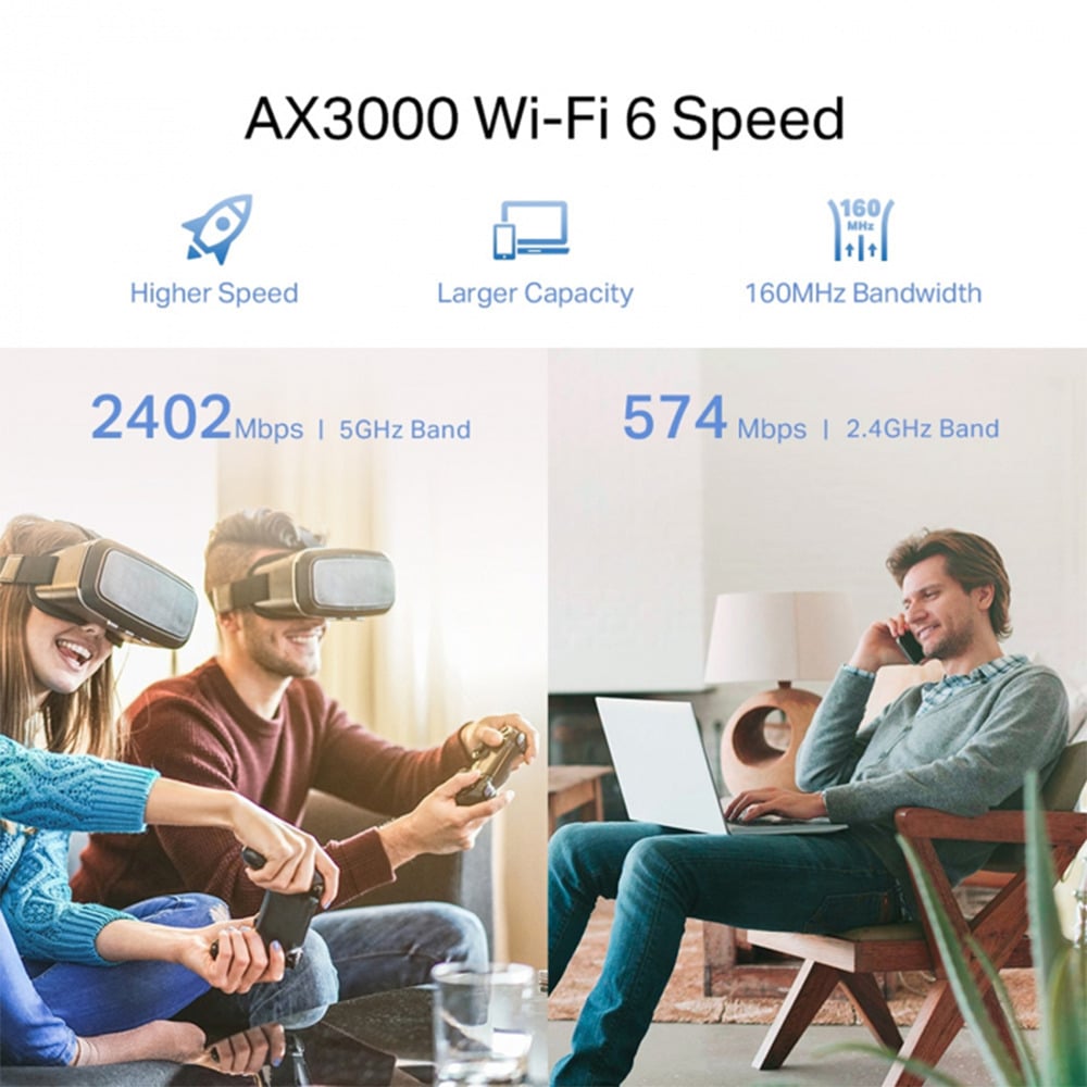 TP-Link AX3000 Mesh WiFi 6 Extender - AX STORE