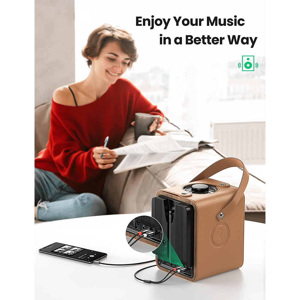 UGREEN RCA Audio Cable 2RCA Phono Male to 3.5mm Male Headphone Jack ...