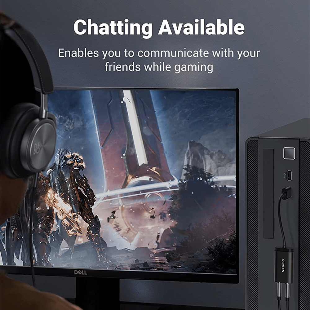 UGREEN USB Sound Card External Stereo USB Aux Adapter USB to 3.5mm ...